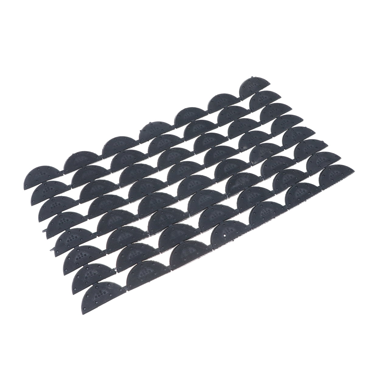 FELTECHELECTR 28 Pairs TPU Black Rectangle Shoe Sole Stickers for ...