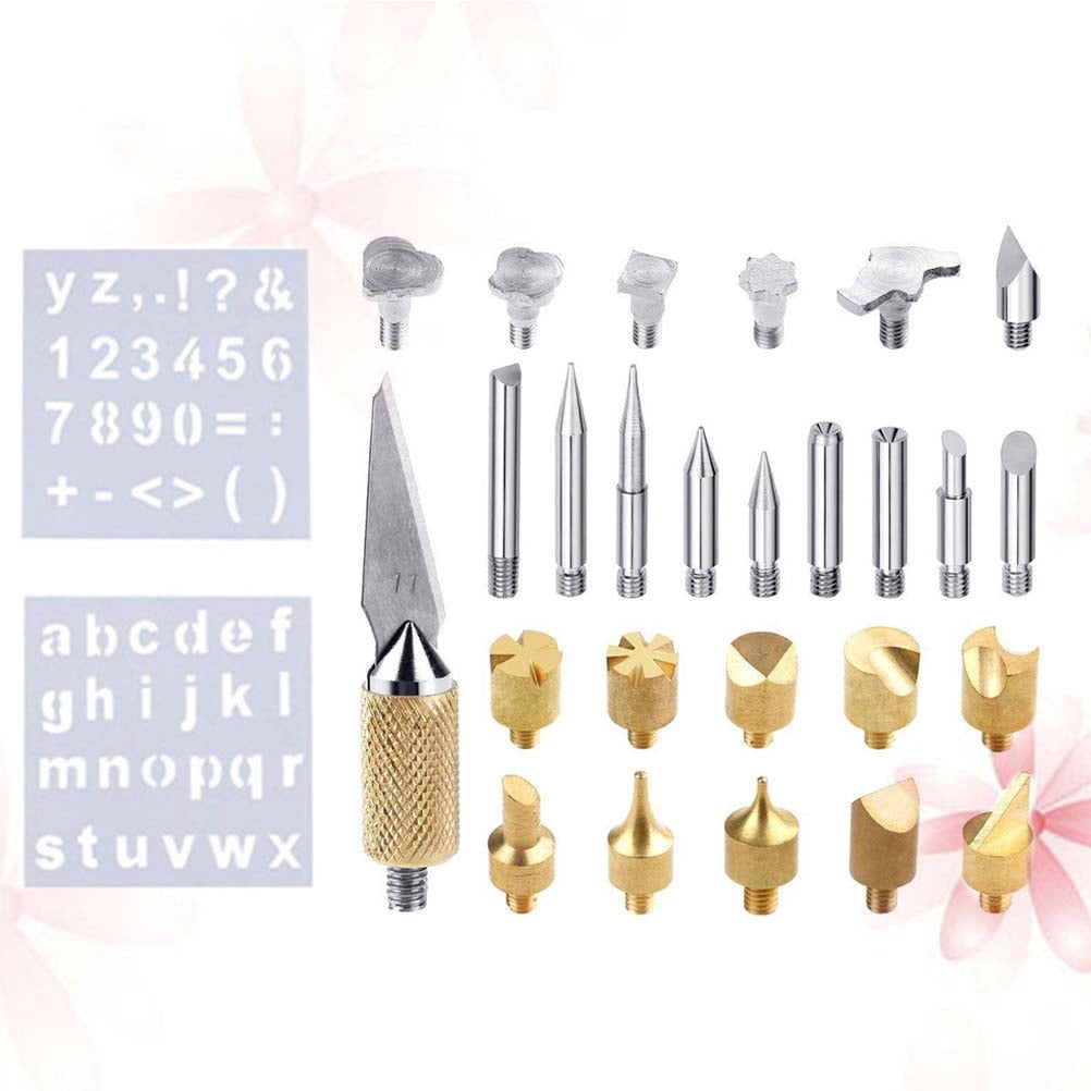 FELTECHELECTR 28Set Soldering Tip Wood Burning Set Copper Assorted ...