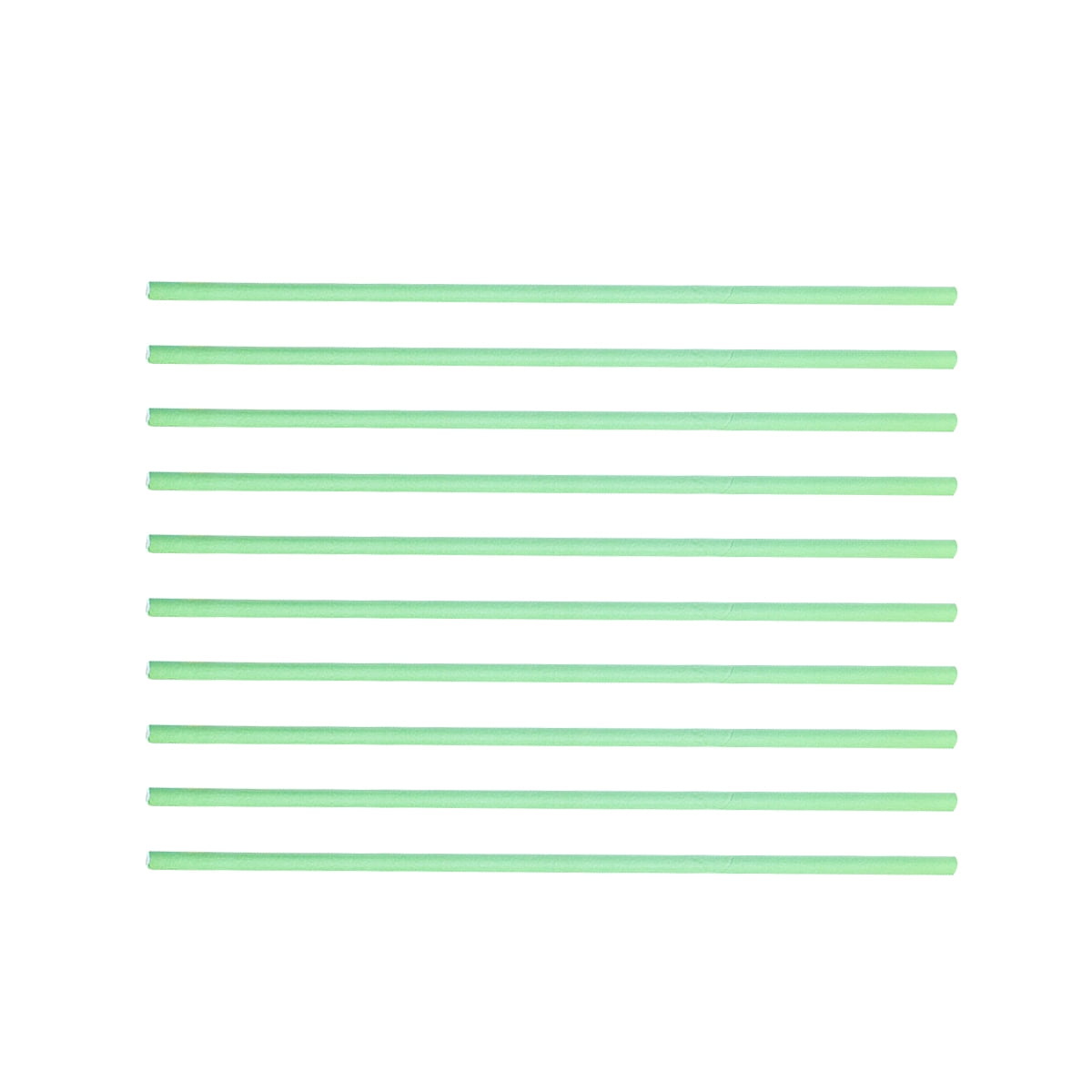 FELTECHELECTR 2Packs 400PCS Lollipop Paper Sticks Cylindrical Green For ...