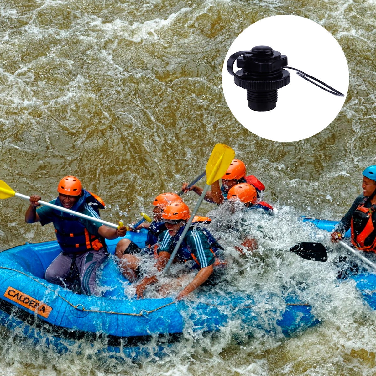 FELTECHELECTR 2Pcs Boat Plug for Inflatable Boat and Kayak Use Black ...