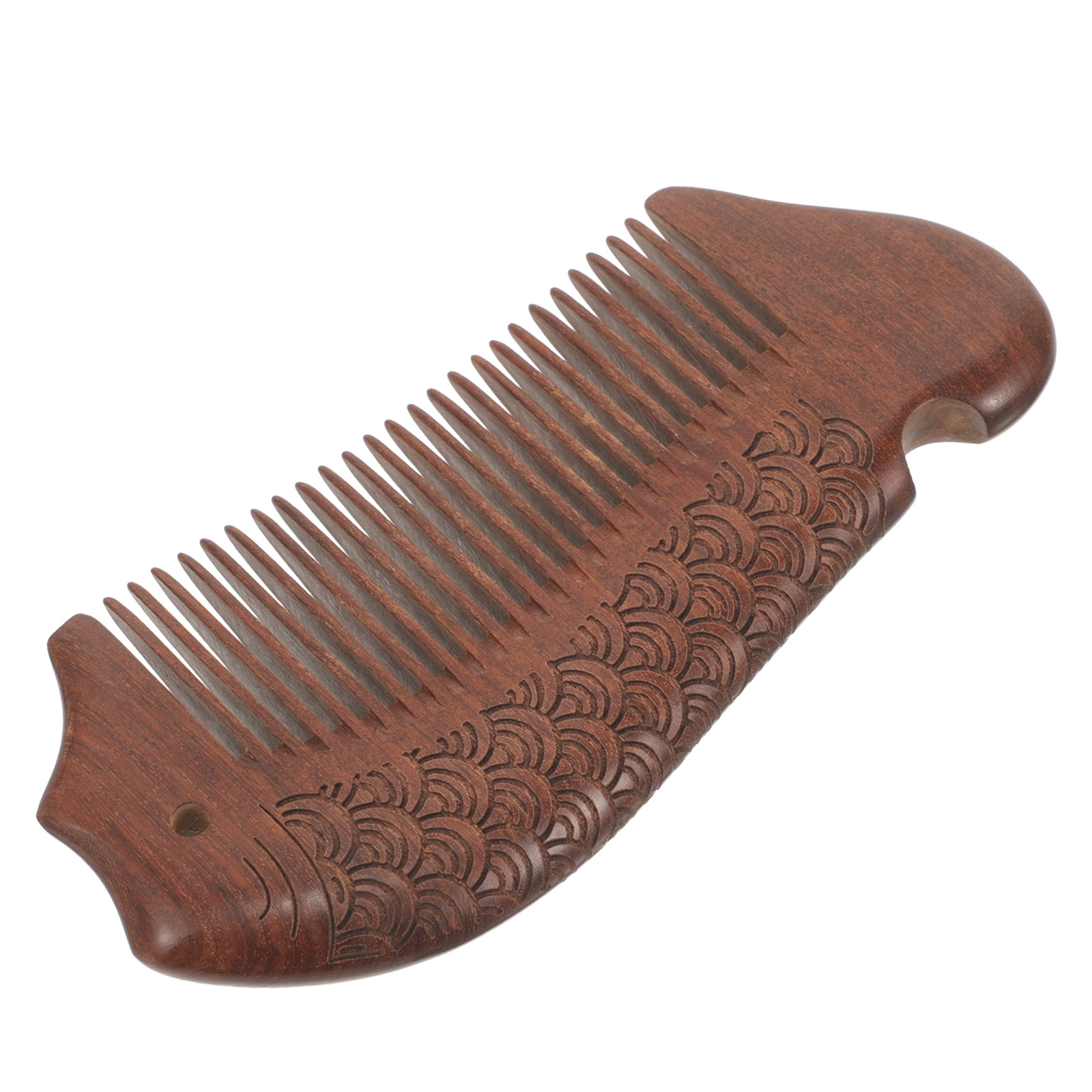 FELTECHELECTR 2Pcs Brown Wood Comb for Women with Appearance for ...