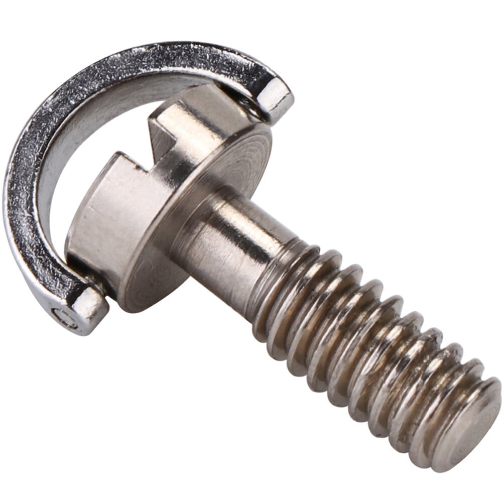 FELTECHELECTR 2Pcs D-Ring Screw for Camera Tripod Mount Adapter Quick ...