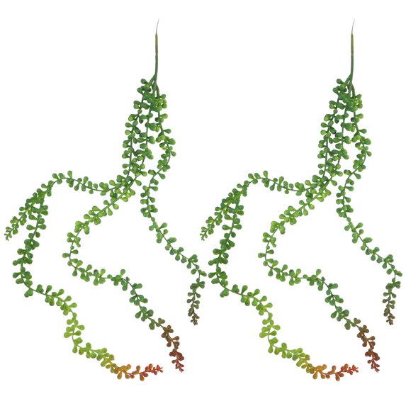 FELTECHELECTR 2Pcs Faux Hanging Plants Indoor Realistic Fake String of ...