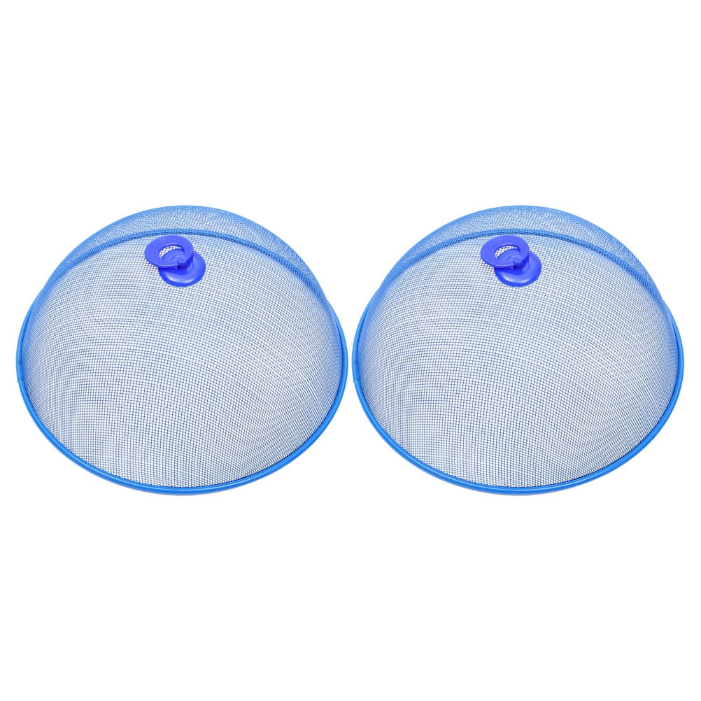 FELTECHELECTR 2Pcs Large Food Cover Dome Iron for Kitchen Use Food ...
