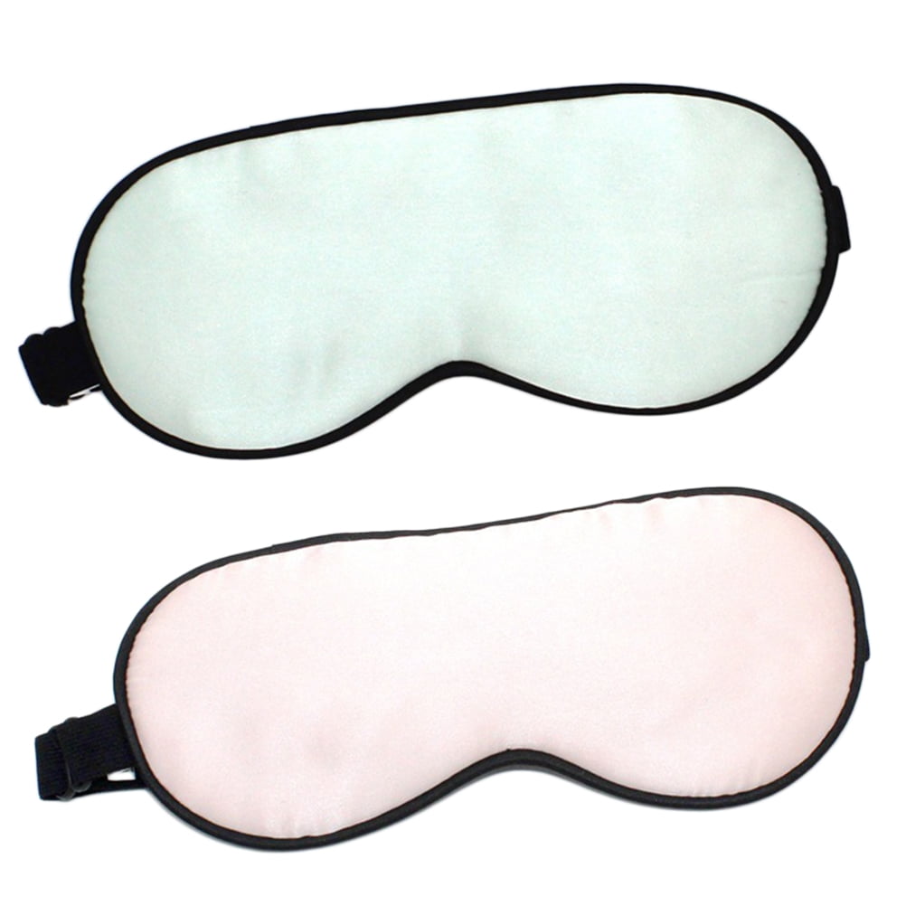 FELTECHELECTR 2Pcs Light Green Silk Eyeshade for Kids and Adults Eye ...