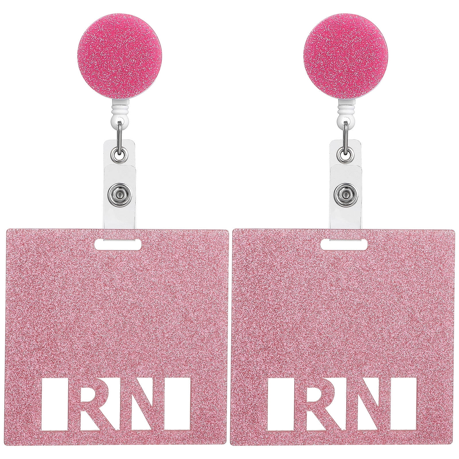 FELTECHELECTR 2Pcs Practical Design Nurse Badge Cards with Identity ...