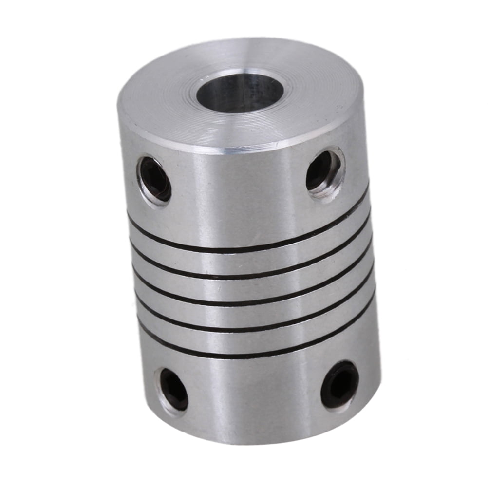 FELTECHELECTR 2Pcs Silver Cylindrical Shaft Couplers for 3D Printing ...