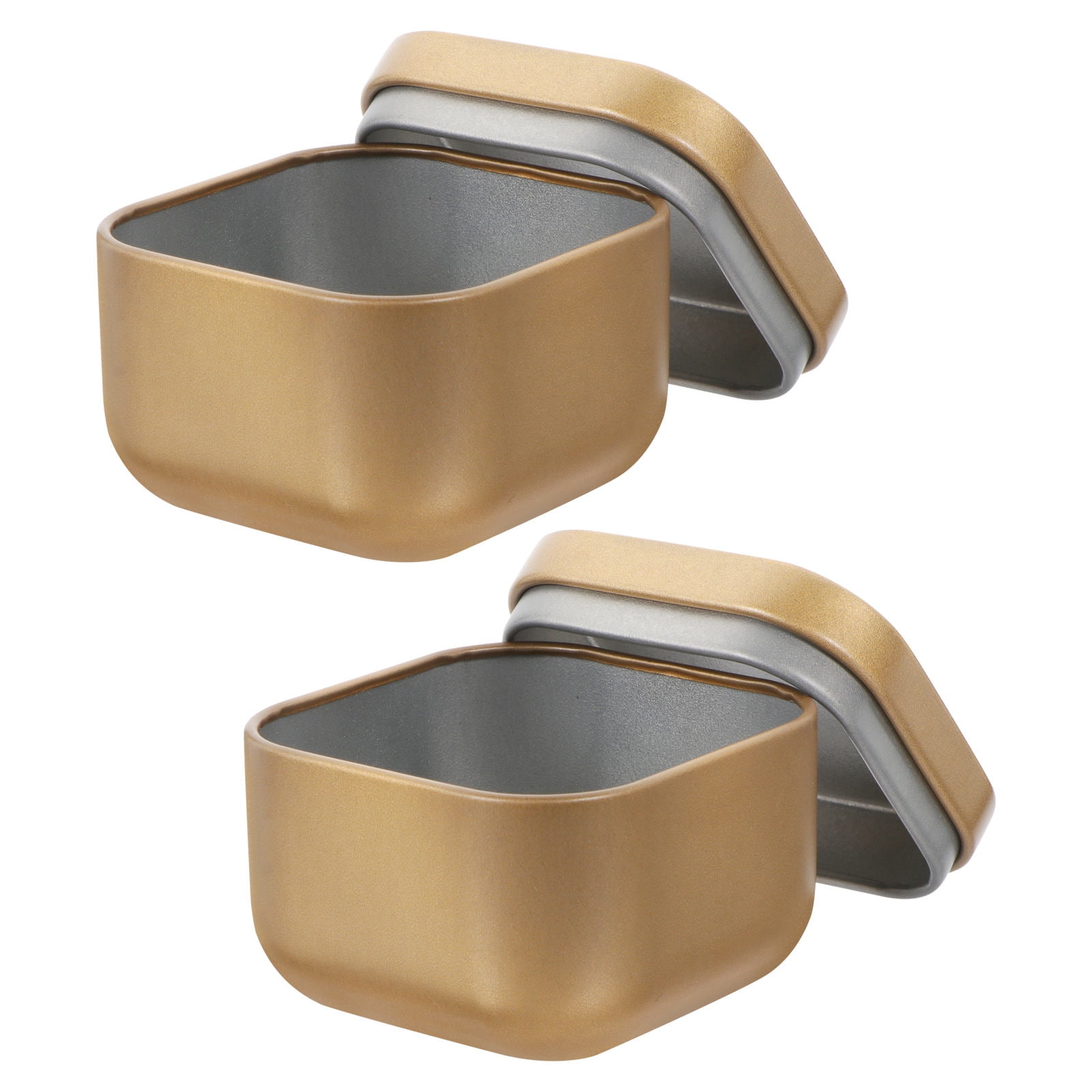 FELTECHELECTR 2Pcs Small Tins for Diy Design and Reusable Container in ...