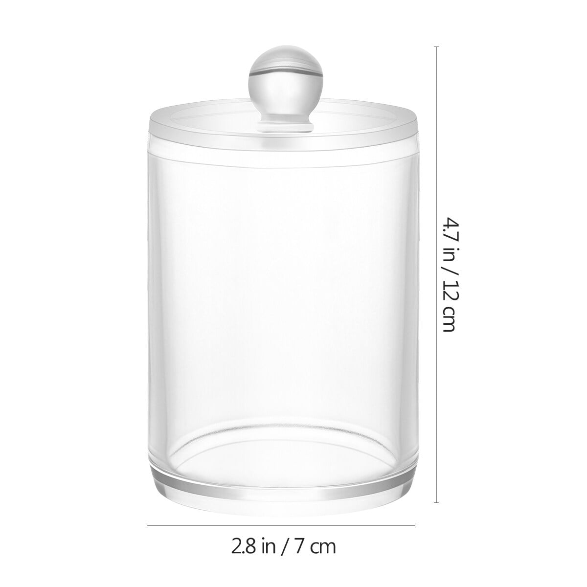 FELTECHELECTR 2Set Cotton Pads Container Top-Class Material Smooth ...