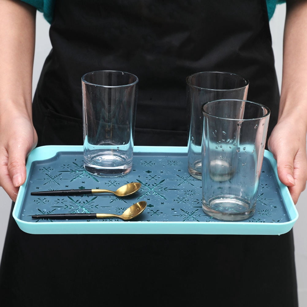 FELTECHELECTR 2Set Counter Tray in Dark Blue for Bowl Holding and ...