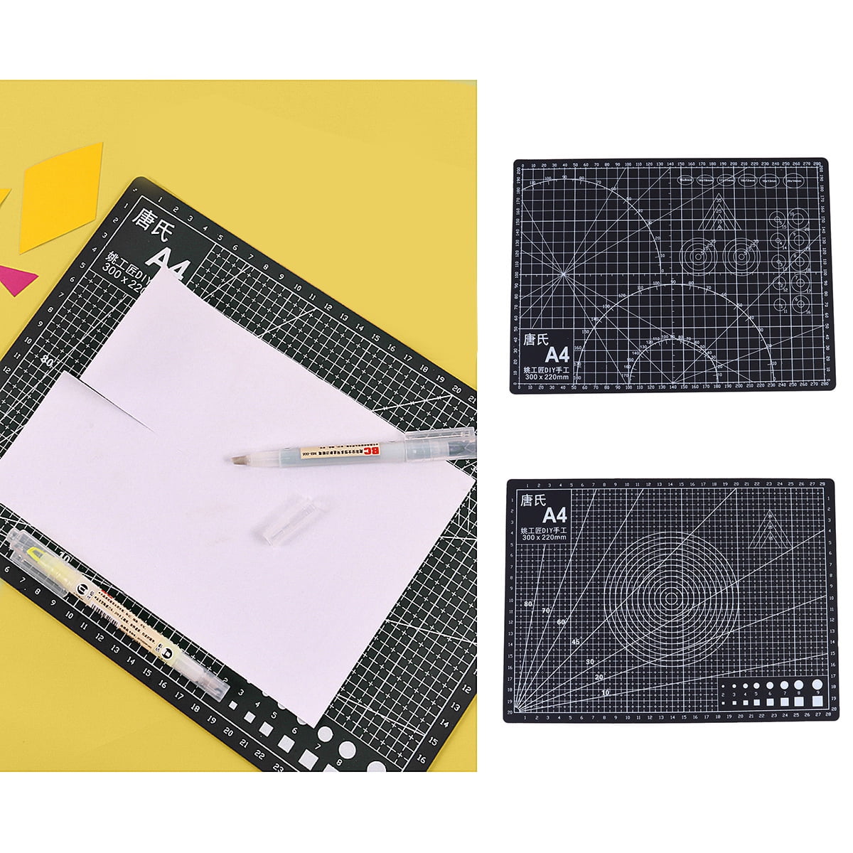FELTECHELECTR 2Set Cutting Mat Craft Board for Students Artists Non ...