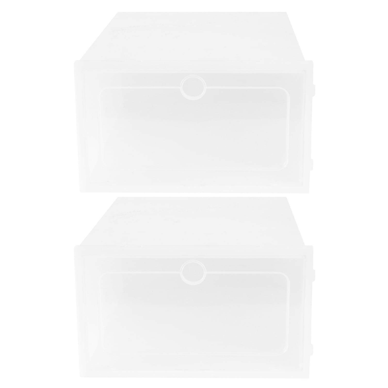 FELTECHELECTR 2Set Storage Container Shoe Box Storage Container for ...