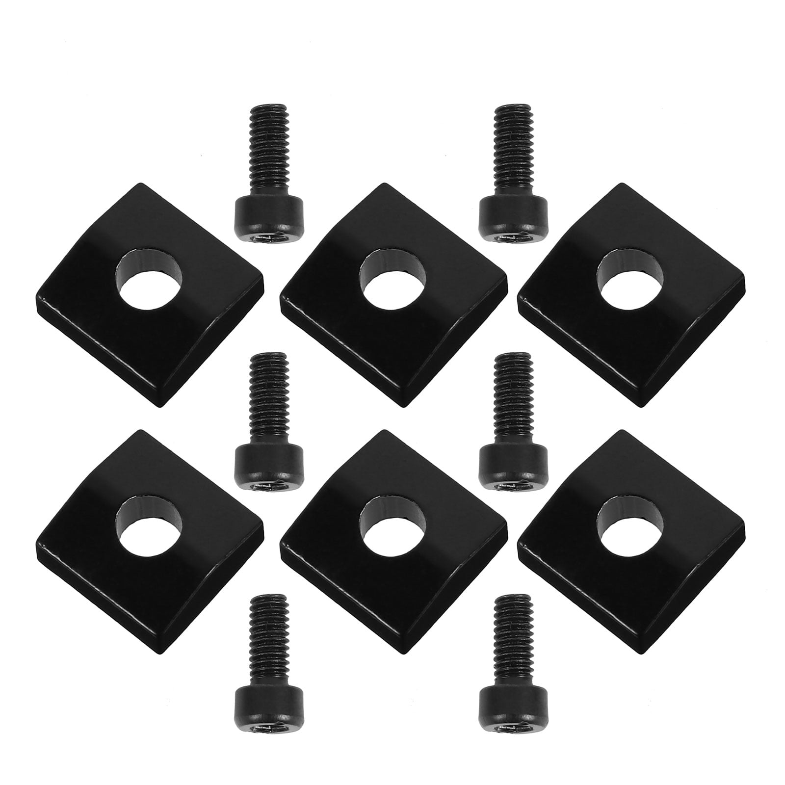 FELTECHELECTR 2Sets Iron Locking Nut Clamps Korean Style 1.1X0.4in for ...