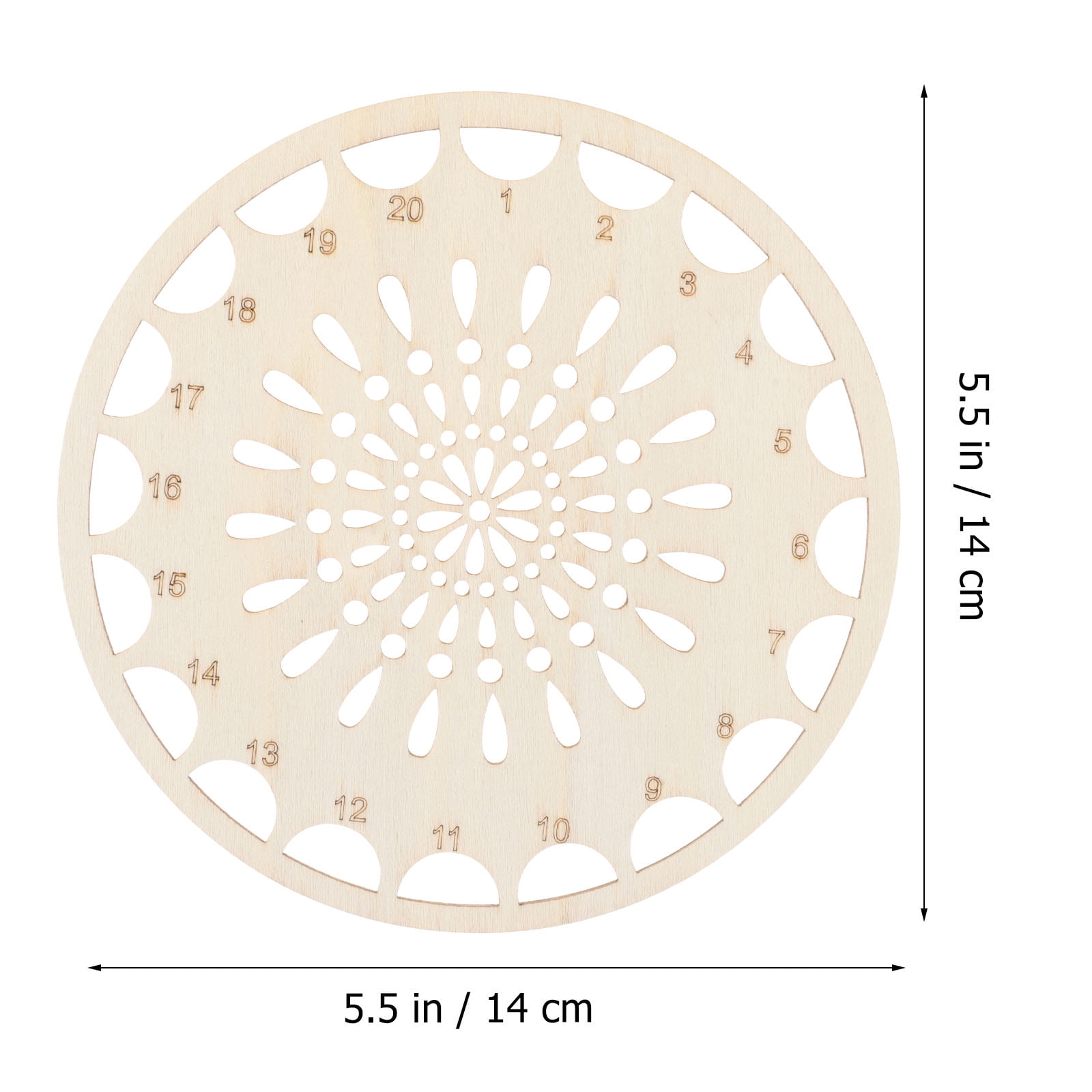 FELTECHELECTR 2pcs Thread Winding Plate Board Premium Wooden Assorted ...