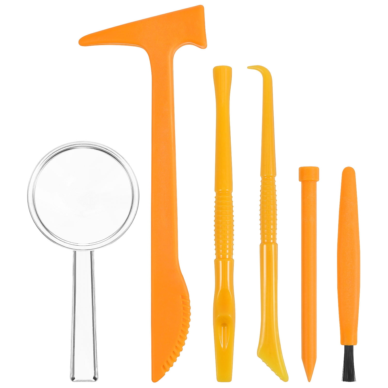 FELTECHELECTR 3 Sets Kids Pretend Play Tool Kit Plastic Yellow Tools ...