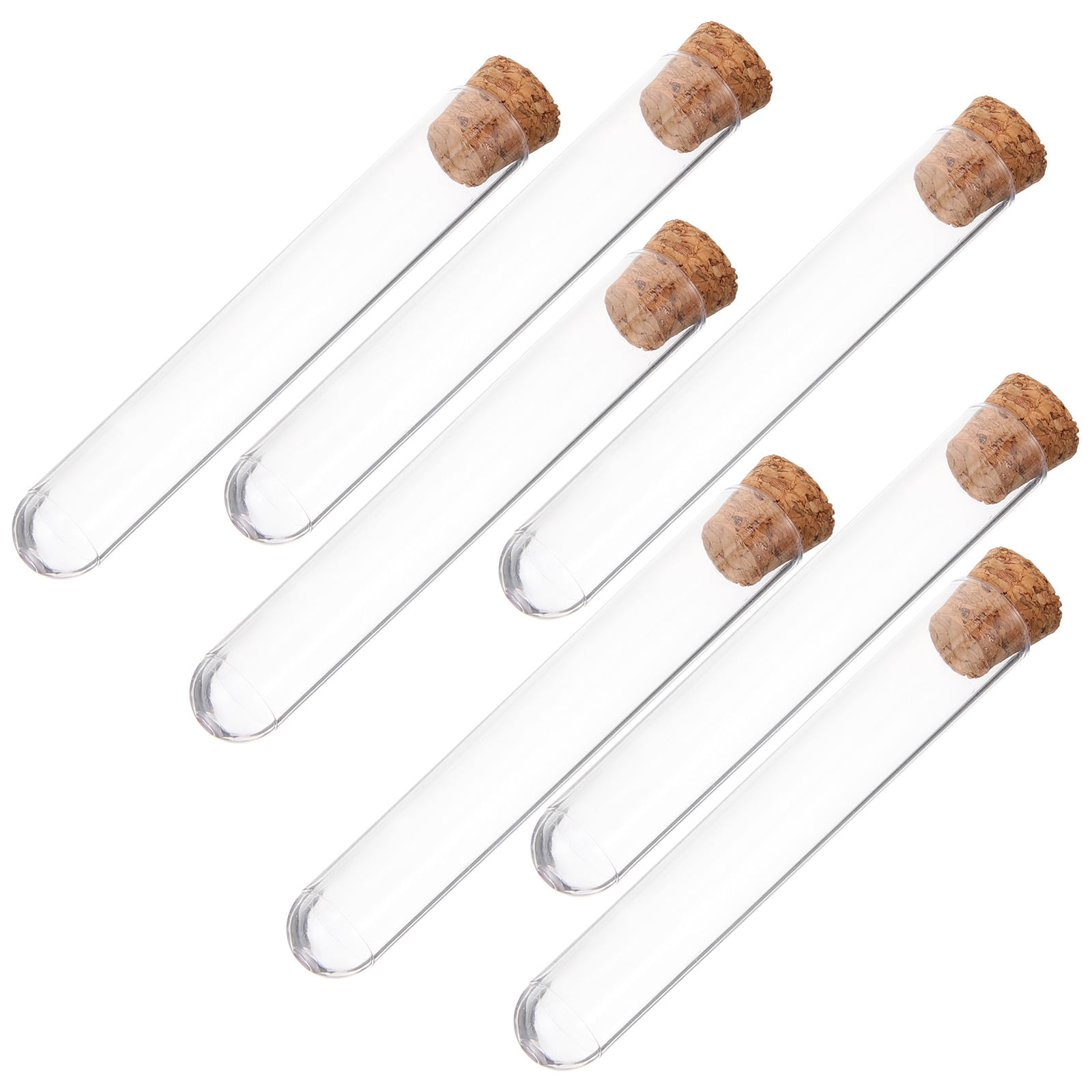 FELTECHELECTR 30Pcs Transparent Test Tubes with Cork Stoppers for ...