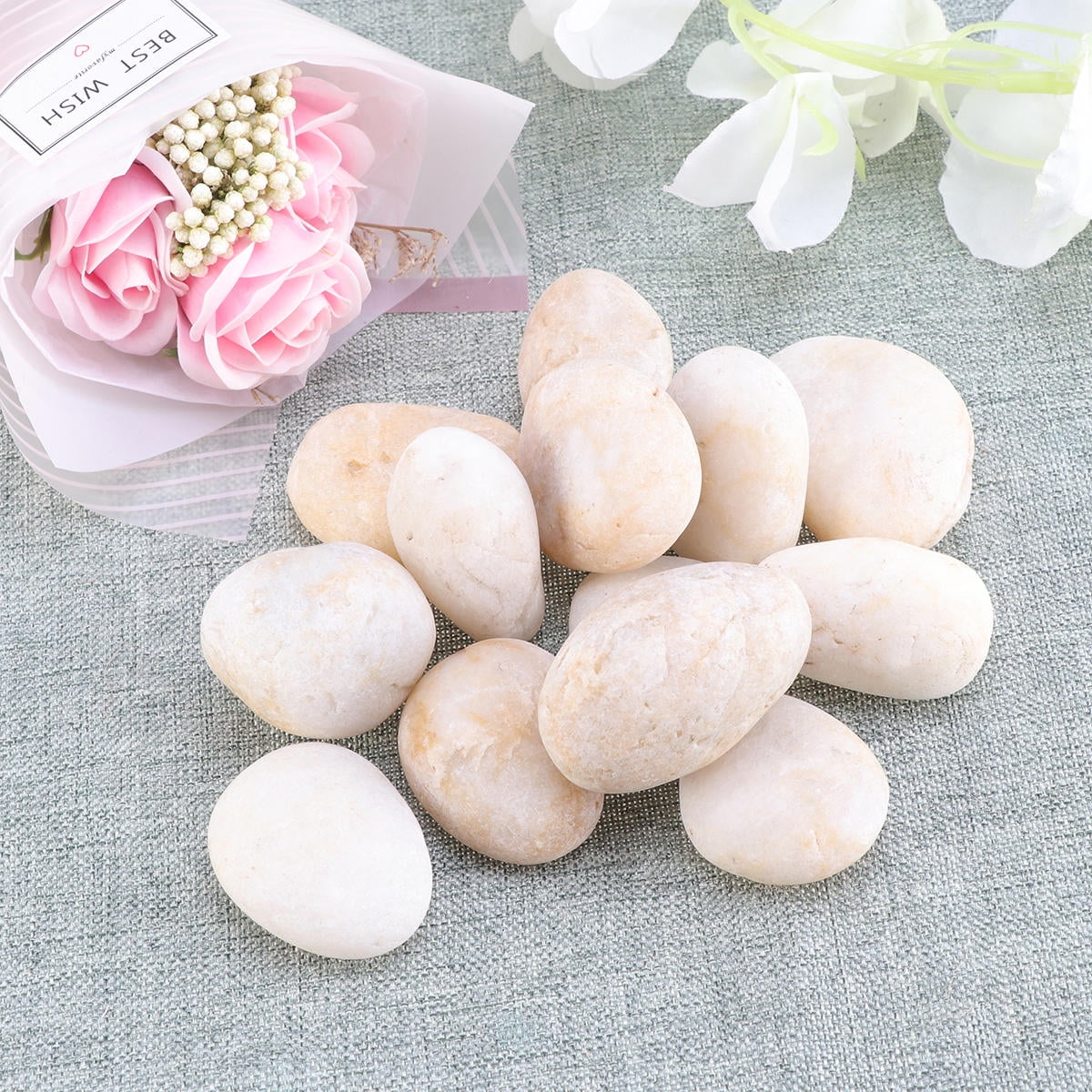 FELTECHELECTR 350g Pack River Rocks Painting Smooth Surface Assorted ...