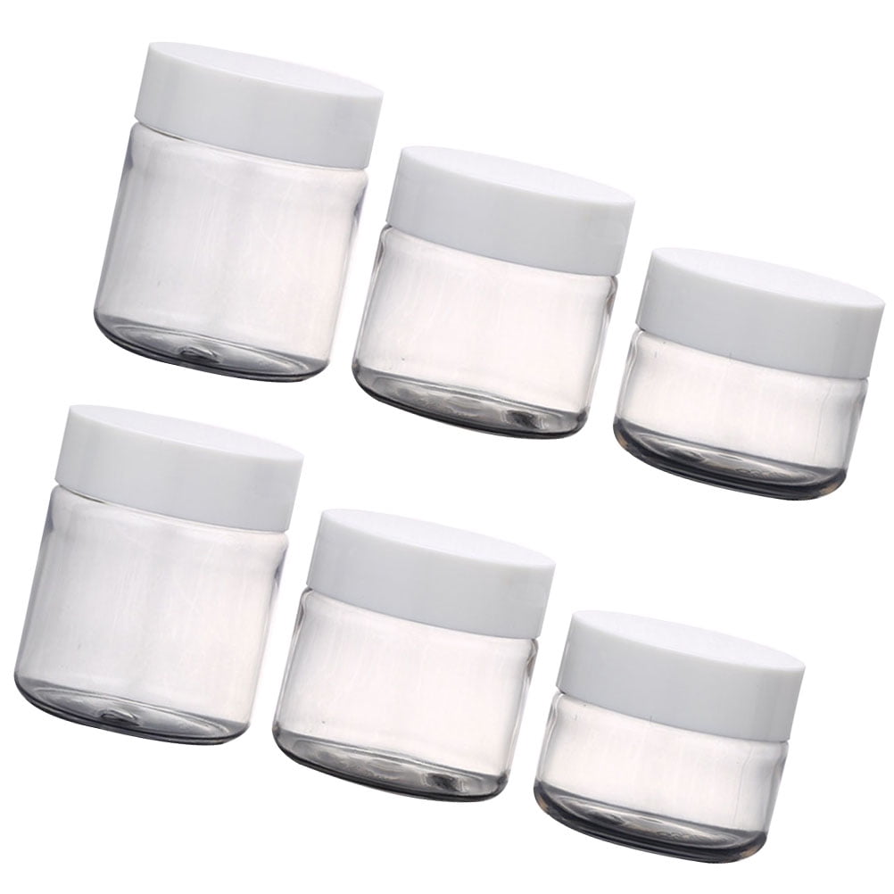 FELTECHELECTR 3Pack Plastic Lotion Jars for Cosmetics 120ml 100ml 60ml ...