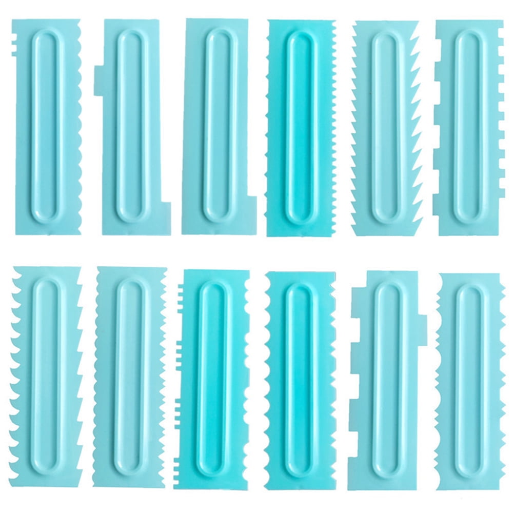 FELTECHELECTR 3Pcs Plastic Cake Cream Spatulas for Shaping and ...