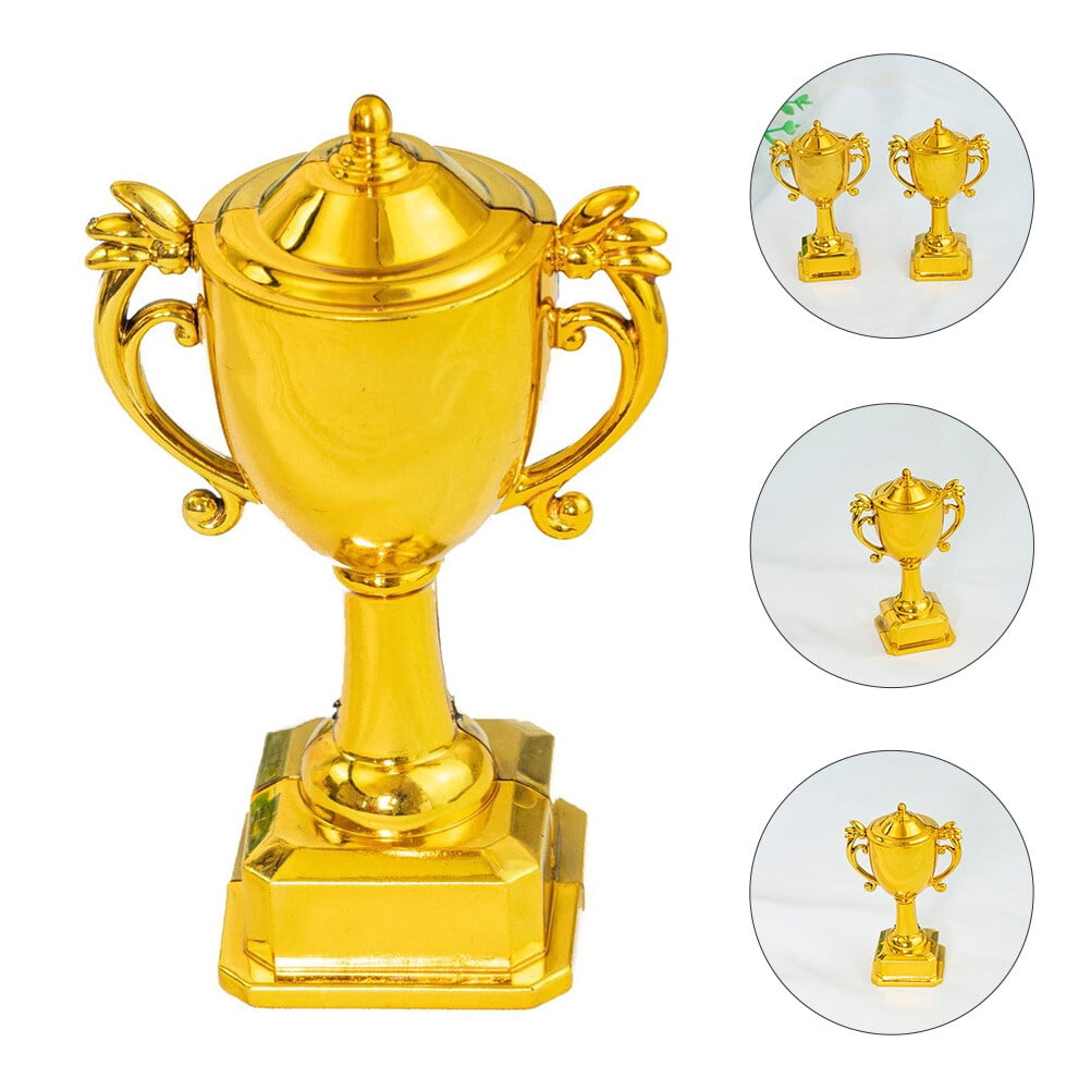 FELTECHELECTR 3Pcs Trophy Shaped Cake Toppers for Bakers and Party ...
