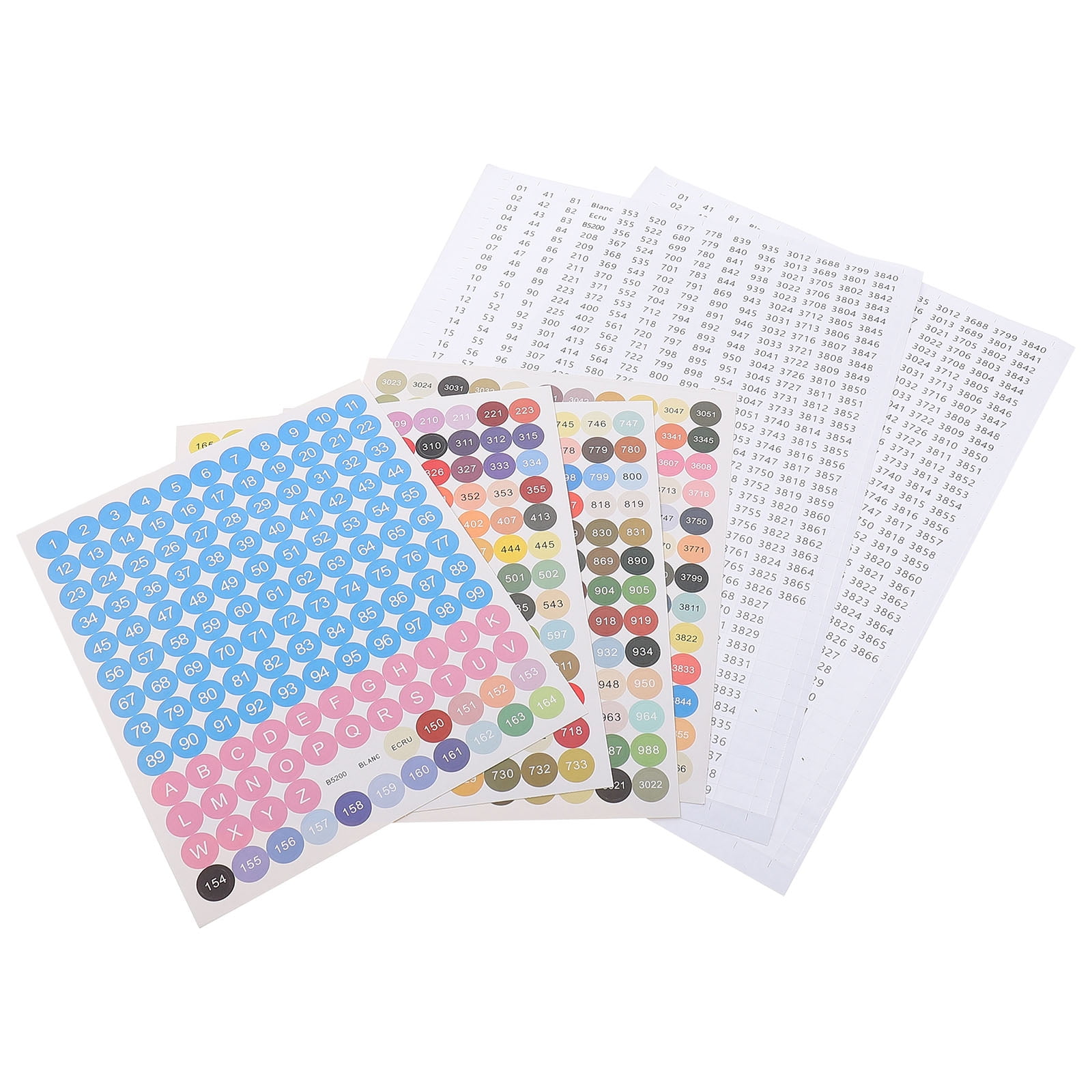 FELTECHELECTR 3Sheets Round Adhesive Sticker For Houseowners Storage ...