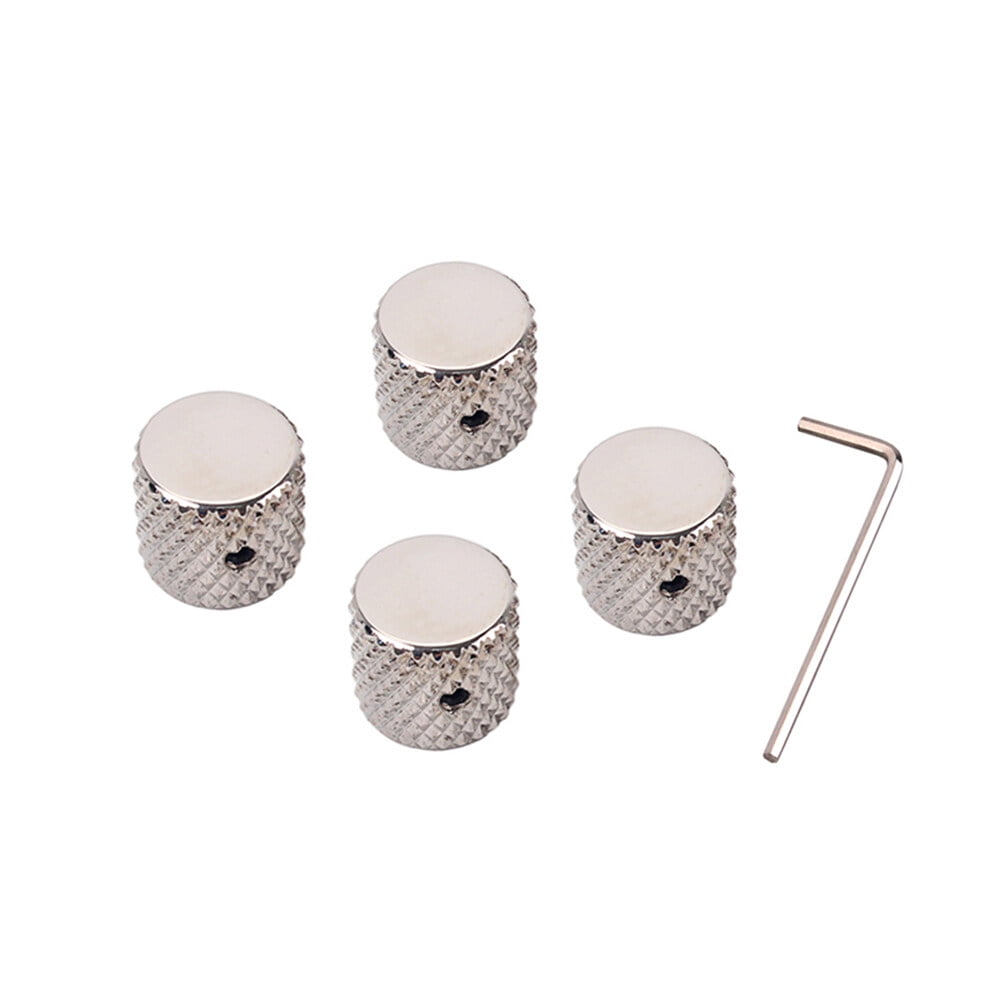 FELTECHELECTR 4Pcs Bass Guitar Knobs for Guitarists with Tone and ...