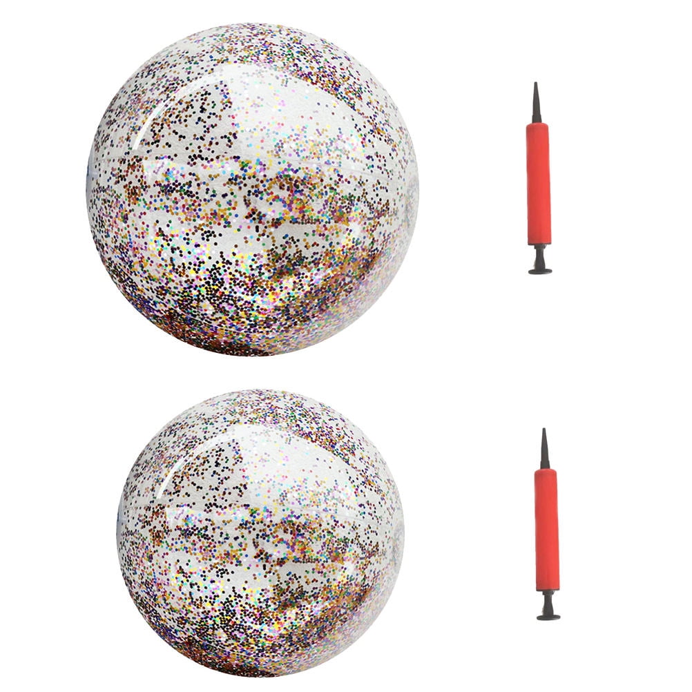 FELTECHELECTR 4Pcs Inflatable Disco Balls Multi Colored for Pool and ...