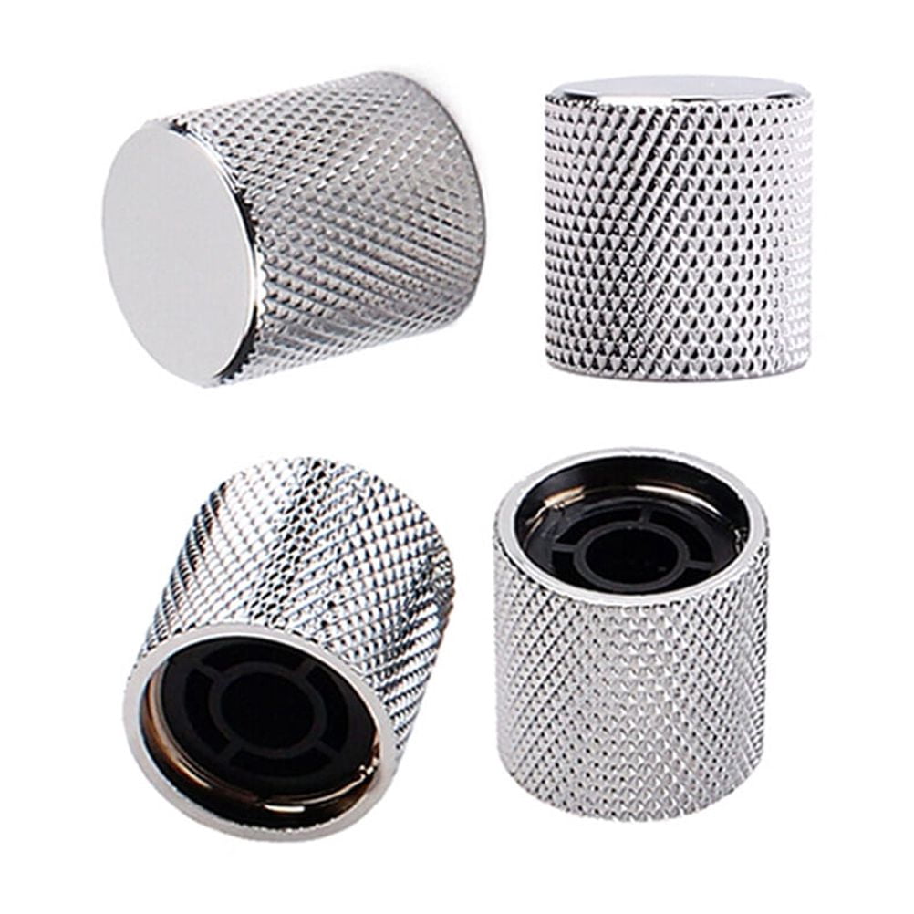 FELTECHELECTR 4Pcs Metal Control Knobs for Electric Guitar Tone ...