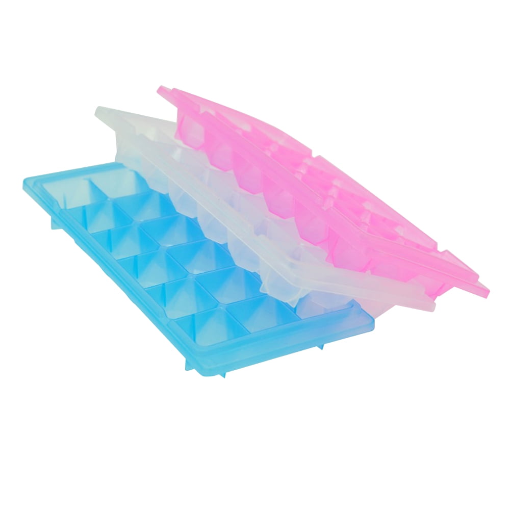 FELTECHELECTR 4Set Ice Molds Diamond Shape Assorted Color For Whiskey ...