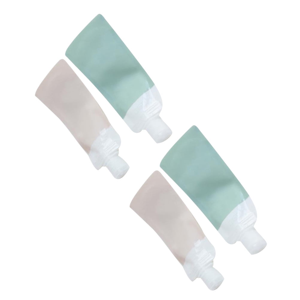 FELTECHELECTR 4Set Rectangular Travel Liquid Bag Solid Color PP ...