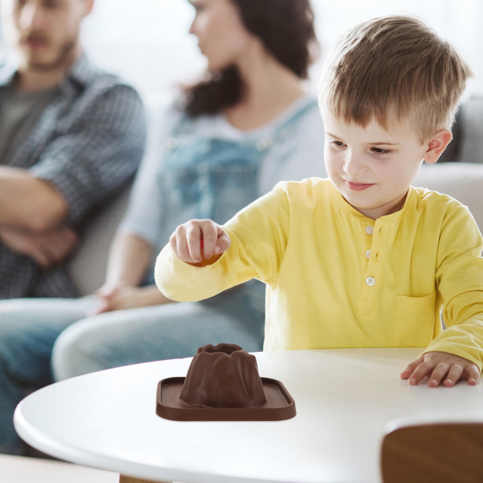 FELTECHELECTR 5 Pcs Volcano Toys for Kids Plastic Model Volcanoes ...