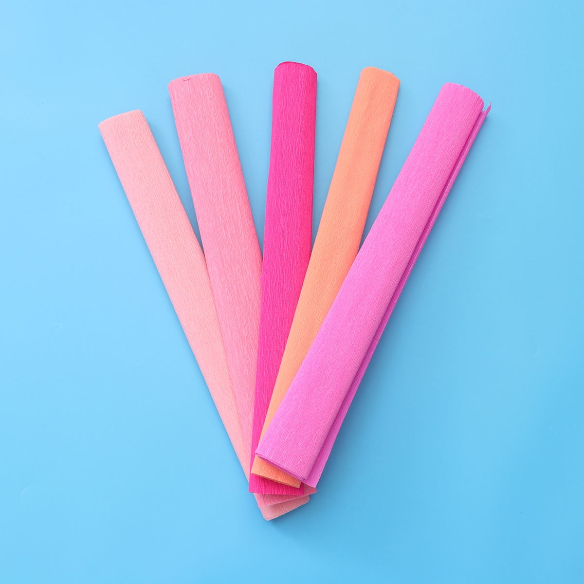 FELTECHELECTR 5 Rolls Colored Crepe Paper Assorted Color For Diy ...