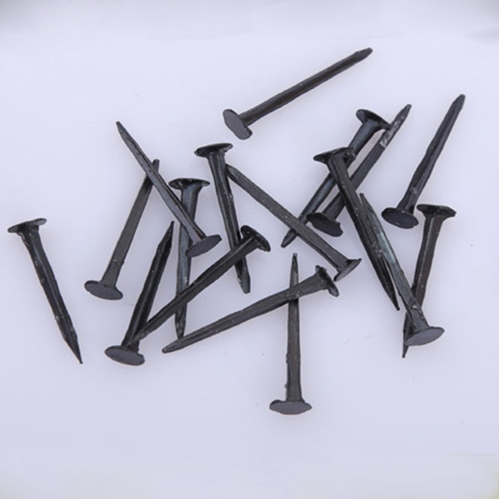 FELTECHELECTR 500g Pack Iron Shoe Nail for Boot Heel Replacement Black ...