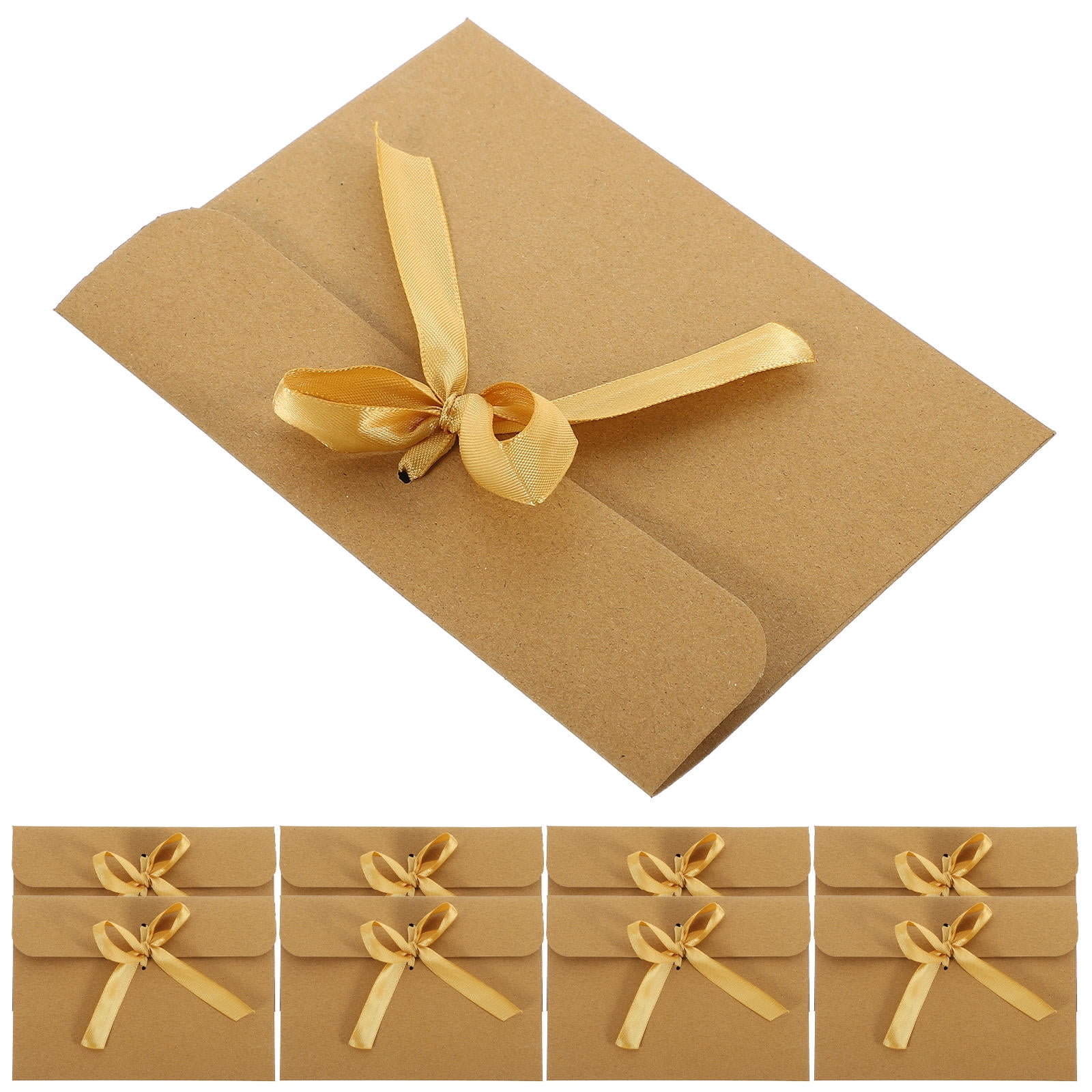 FELTECHELECTR Vintage Envelopes Kraft Paper 50Set 6.8x4.9x0.0in ...
