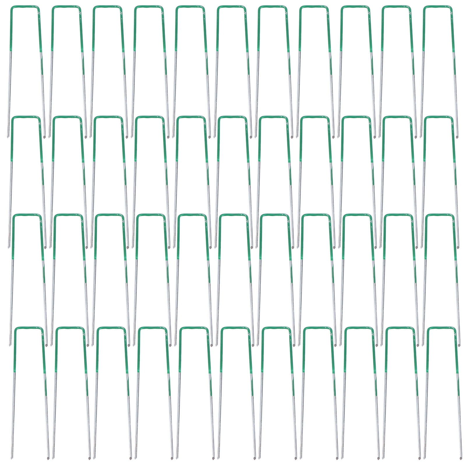 FELTECHELECTR 50Pcs Small Garden Stakes Galvanized Non Rust for ...