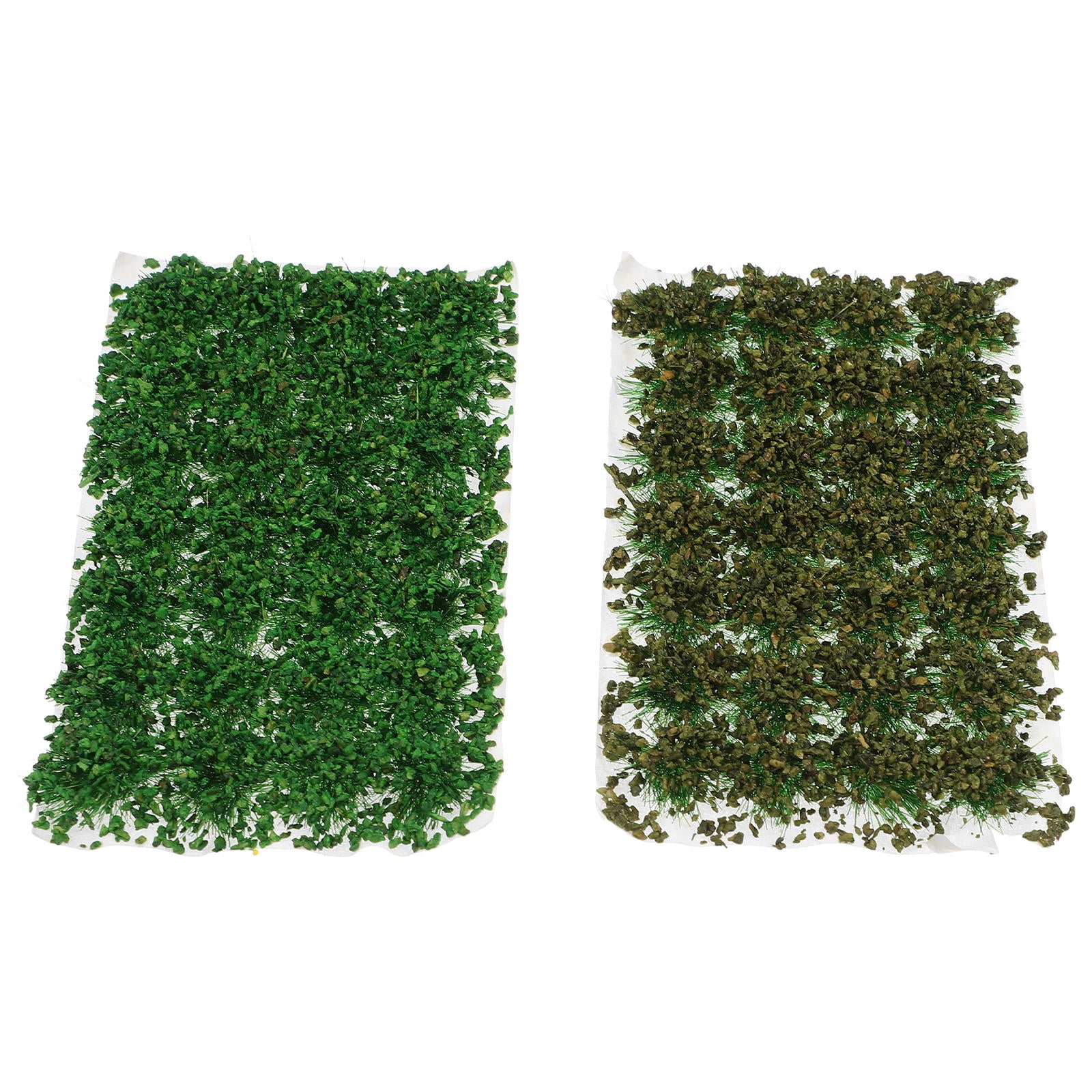 FELTECHELECTR 56 Clusters Tuft Miniature Grass Simulated Shrub Grass 2 ...