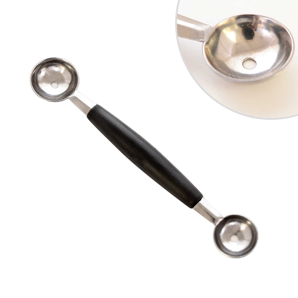 FELTECHELECTR 5Pack Black Double-end Ball Spoon For Home Users To Scoop ...