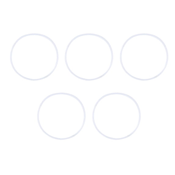 FELTECHELECTR 5Pcs Rubber Seals For Glass Jar Round Sealing Ring ...