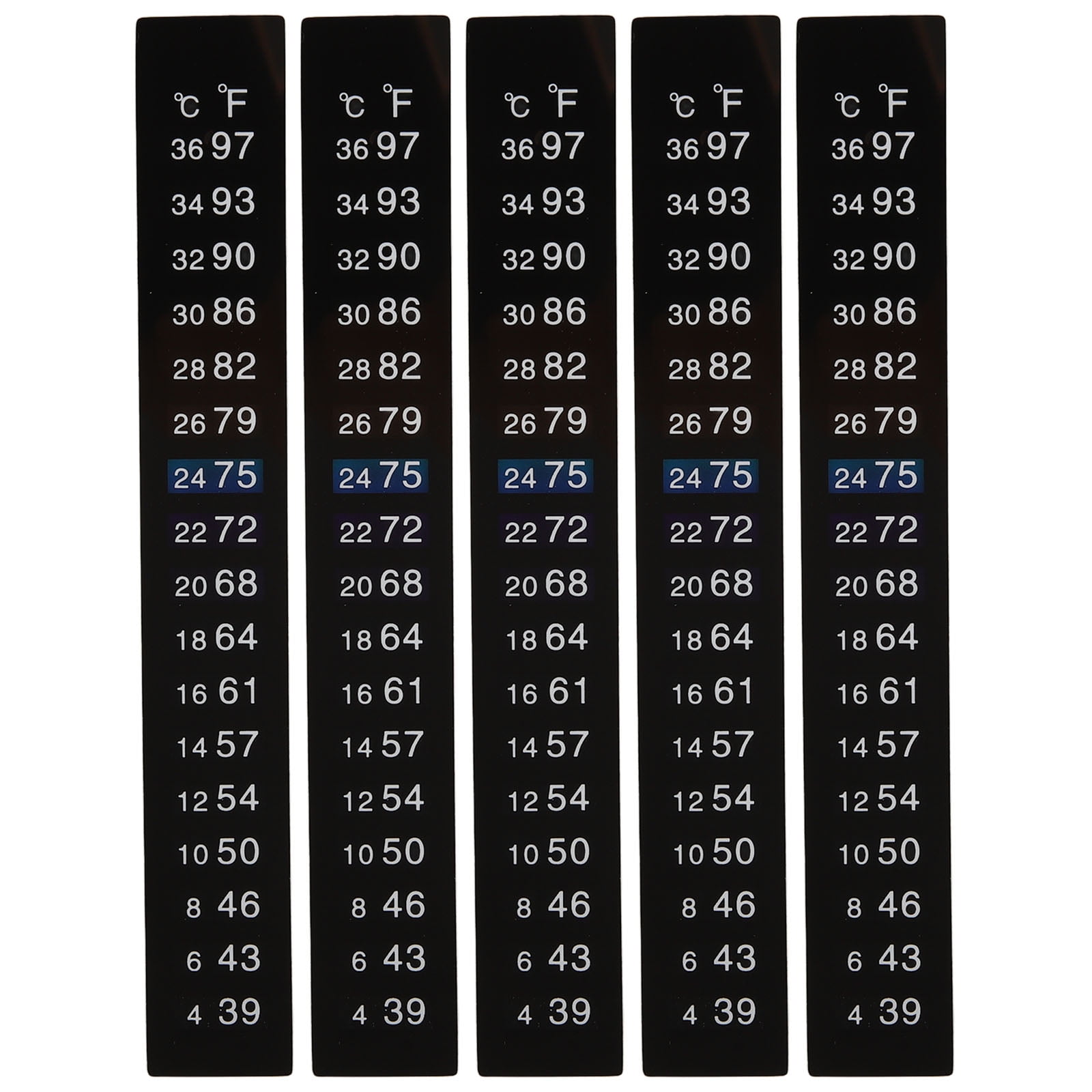 FELTECHELECTR 5Pcs Thermometer Strip Monitoring With Assorted Color For ...