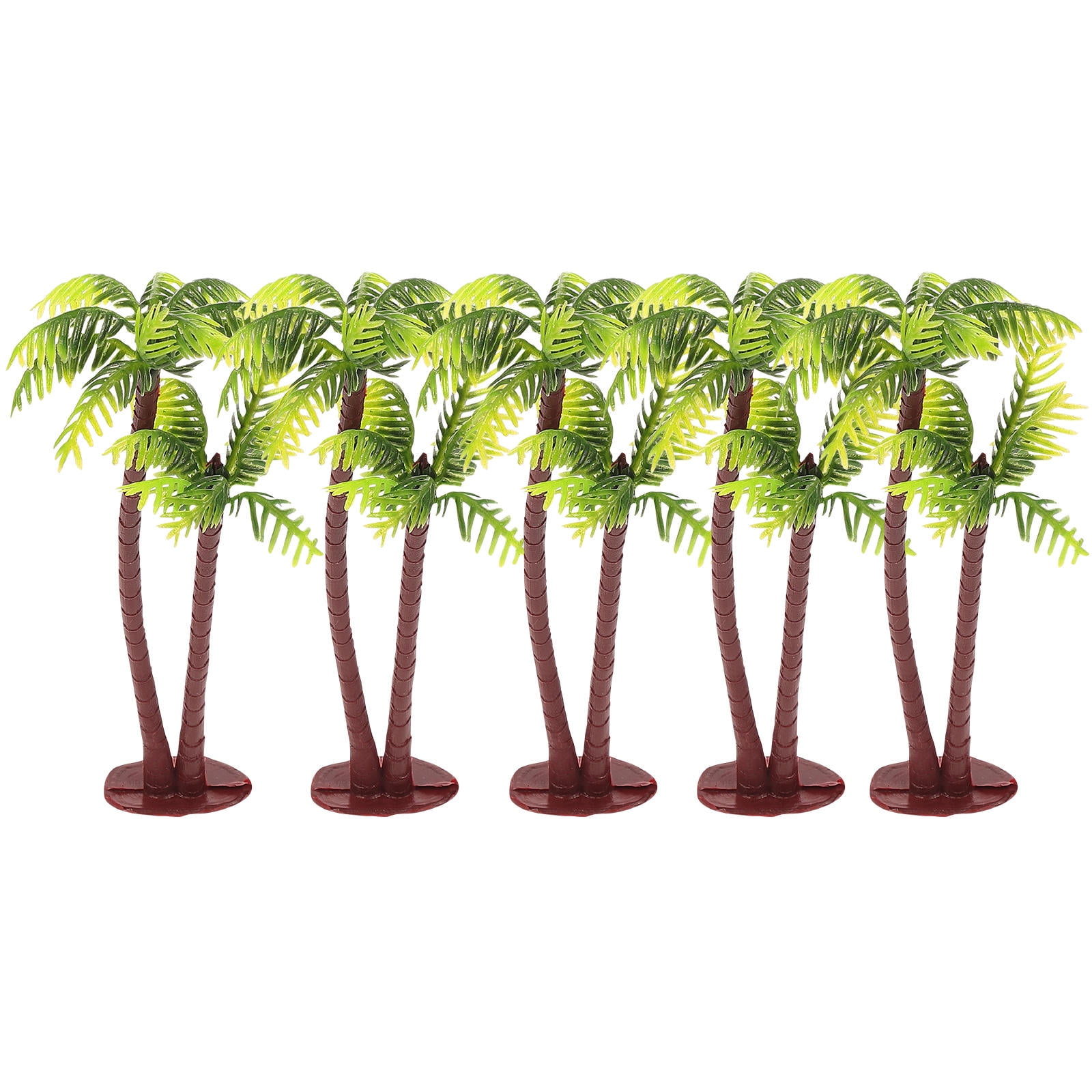 FELTECHELECTR 5Set Is Plastic Palm Tree Mini Perfect For Terrarium And ...