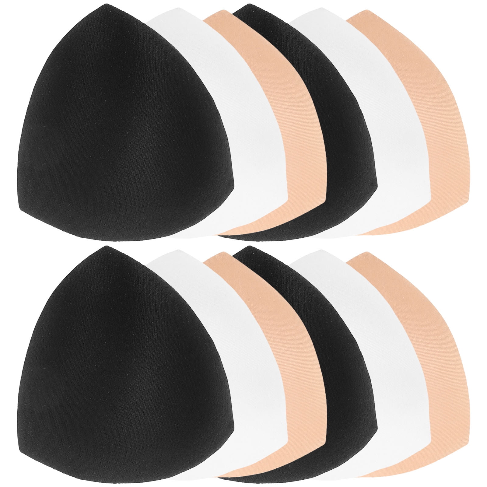 FELTECHELECTR 6 Pairs Bikini Inserts Bra Pads Breast for Ups 's ...