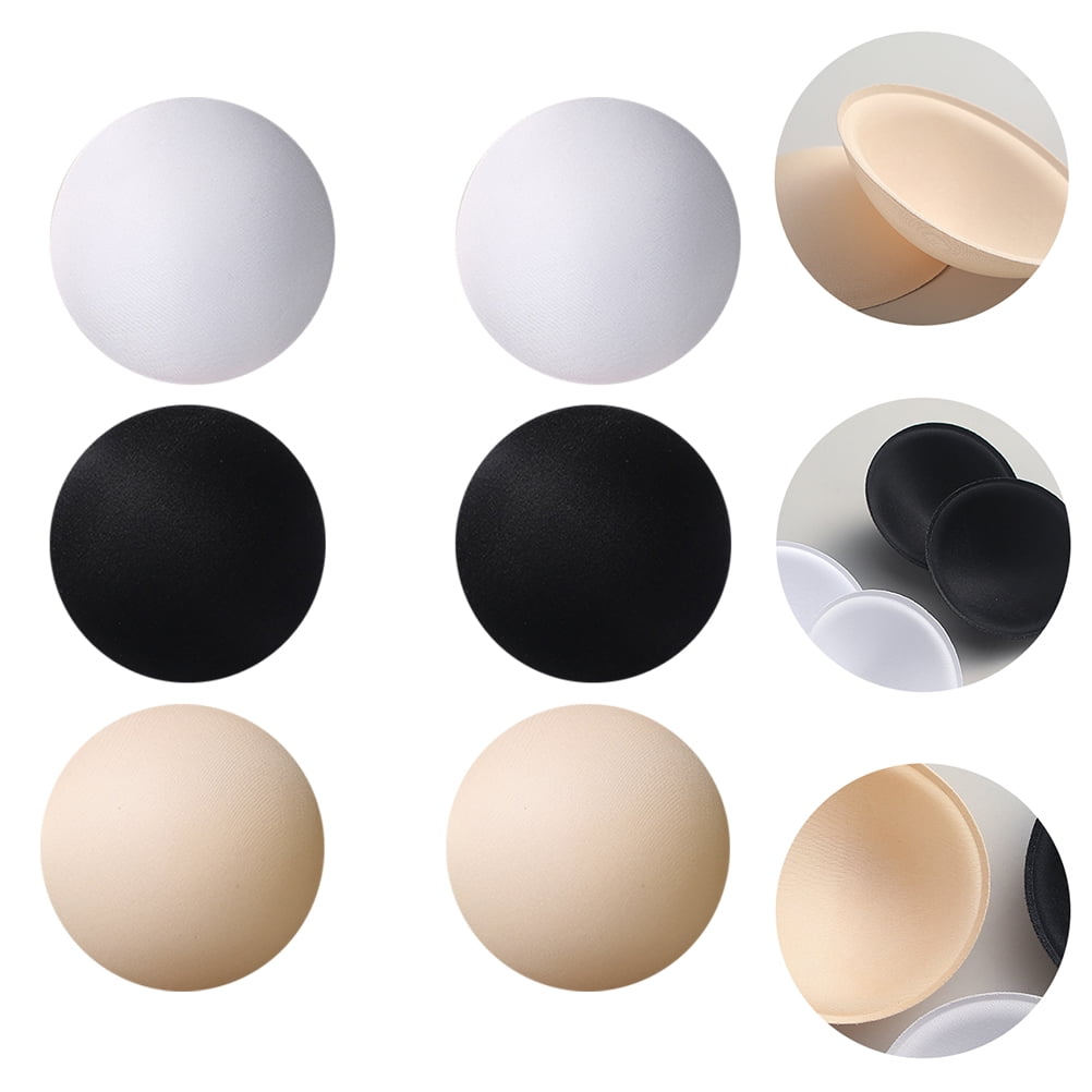 FELTECHELECTR Bra Inserts White 6 Pairs Removable Bra Cup Insert For ...