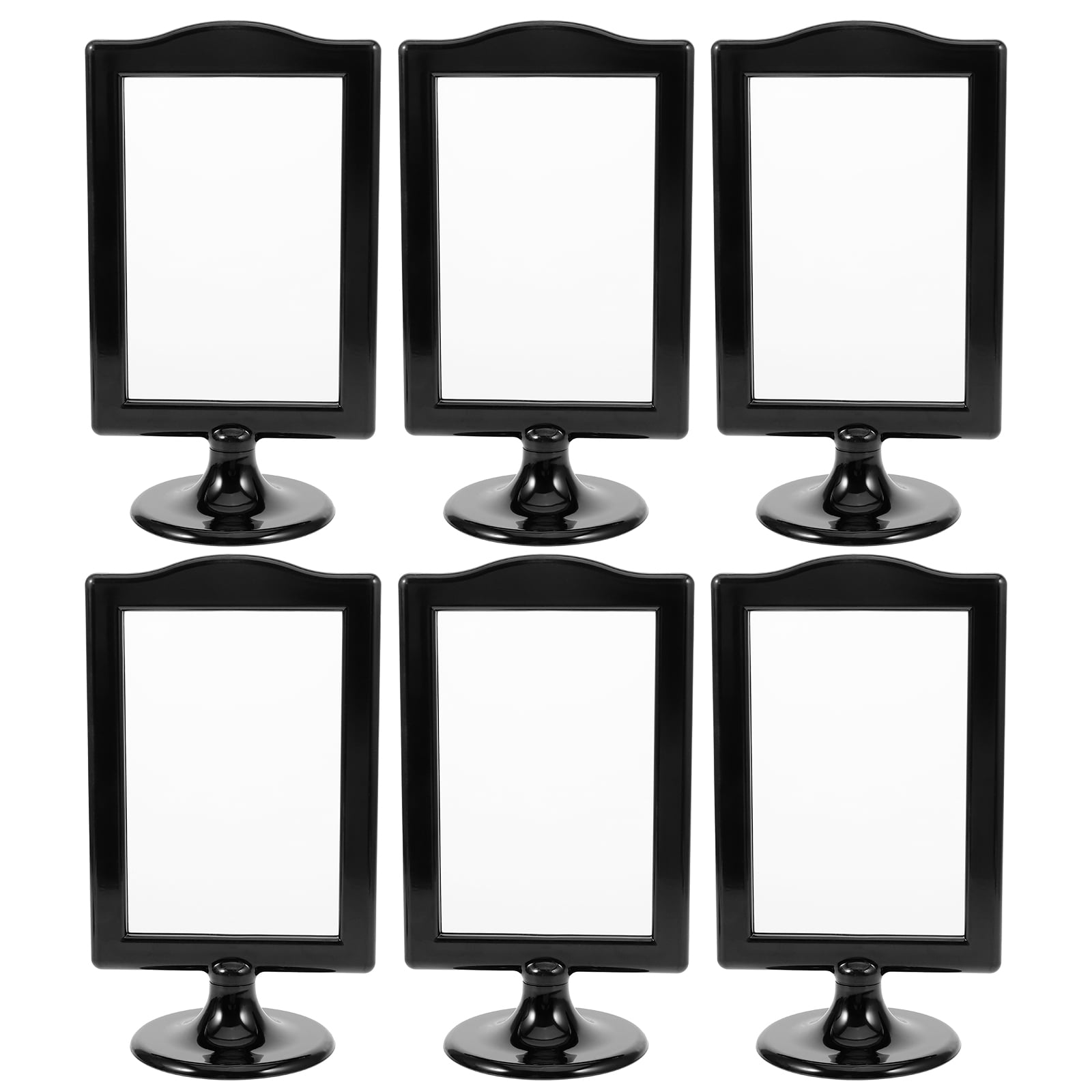 FELTECHELECTR 6Pcs Double Sided Standing Picture Frames Plastic Photo ...