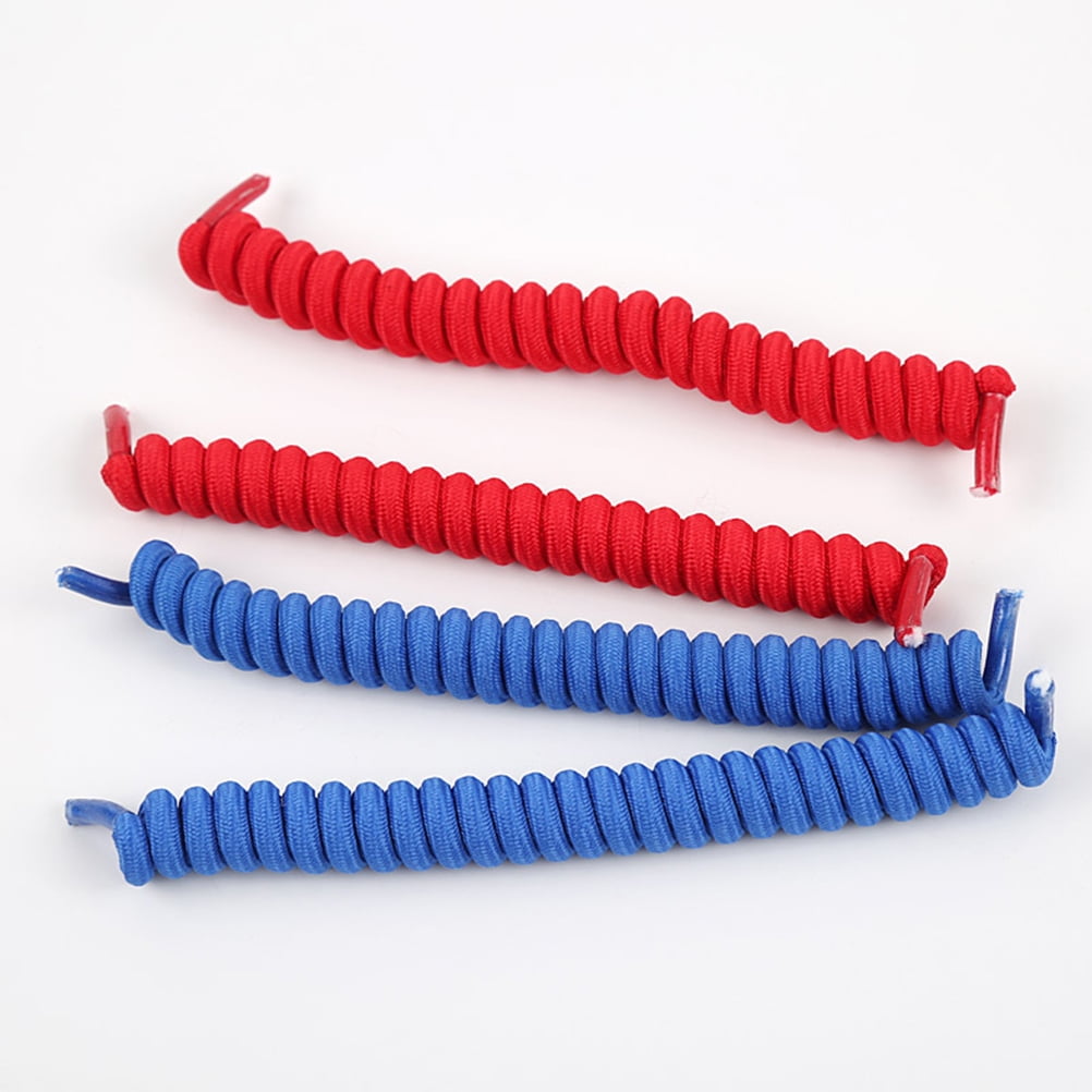 FELTECHELECTR 6Pcs Elastic Shoe Laces for Trainers Self-Adjusting Curly ...