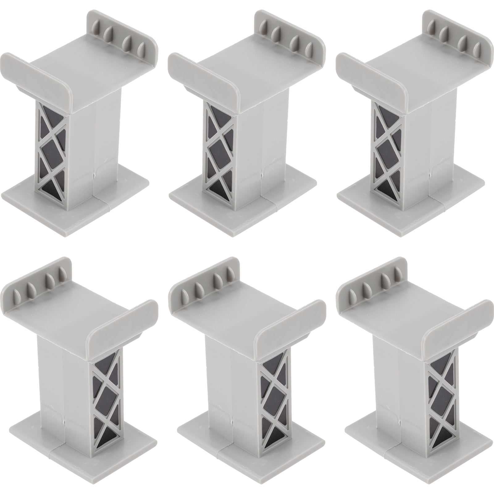 FELTECHELECTR 6Pcs Train Track Railway Supports in Rectangular Shape ...