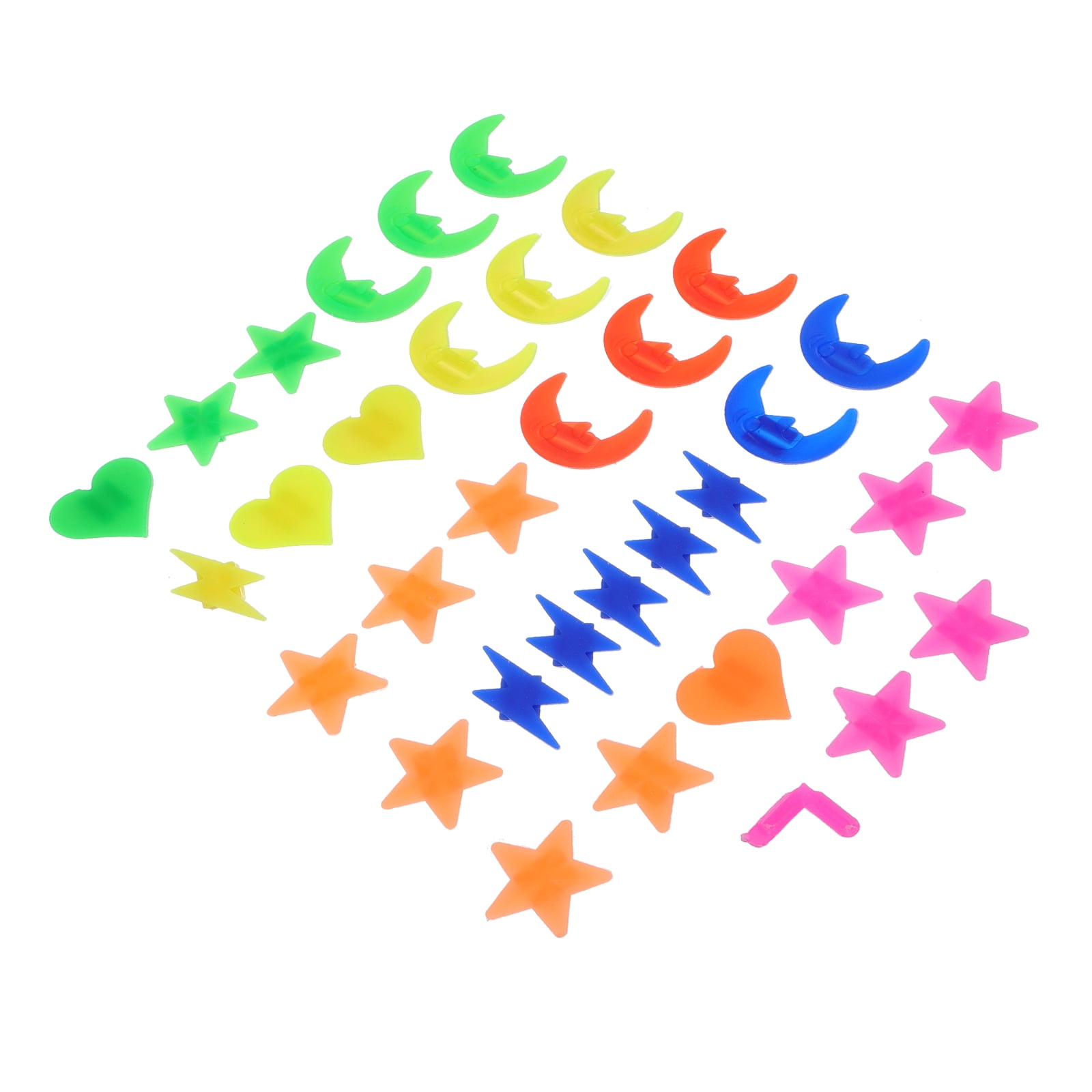 FELTECHELECTR Bike Wheel Beads Reusable Plastic 72Pcs 0.9x0.9in ...