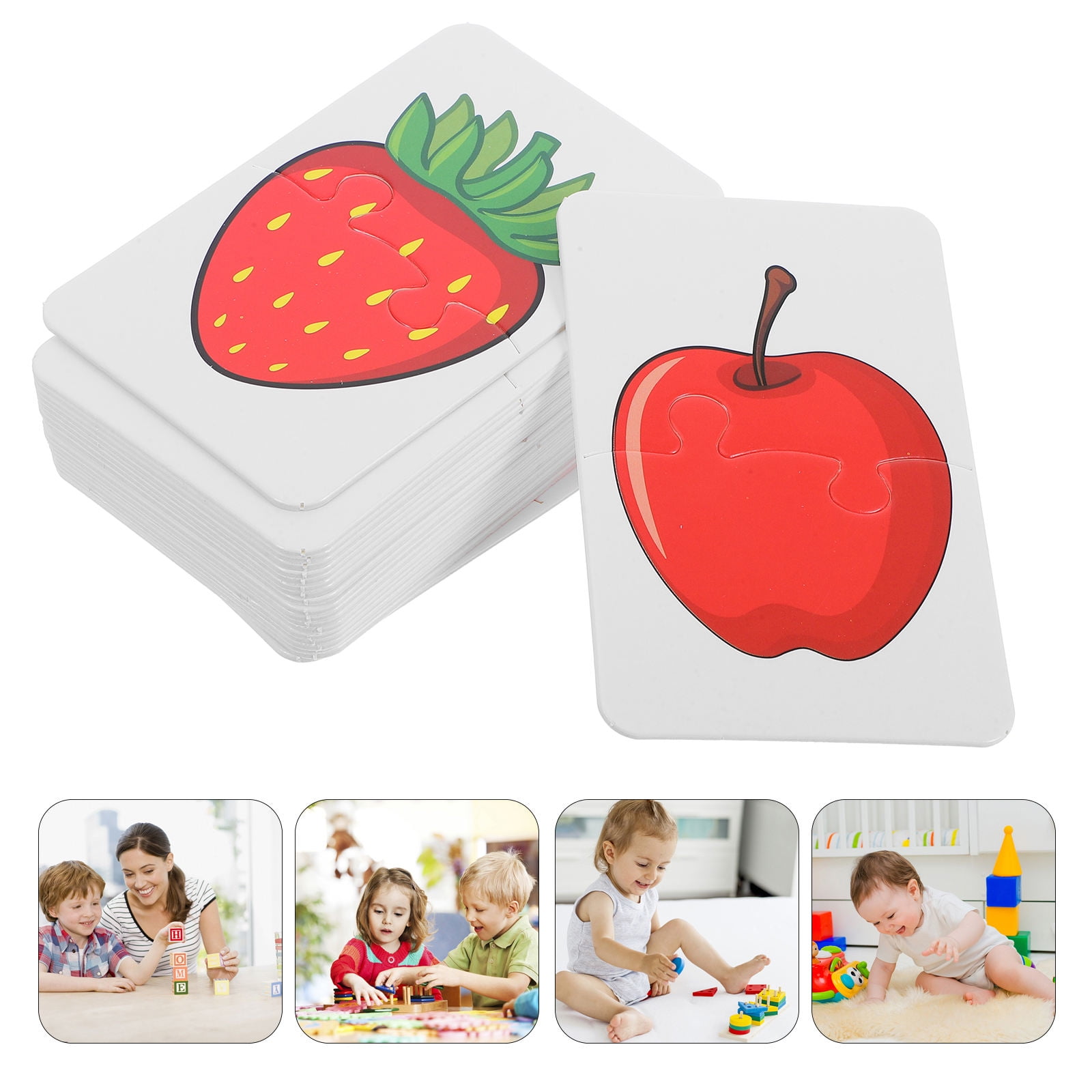 FELTECHELECTR 7Pack Educational Matching Puzzle Game for Preschoolers ...