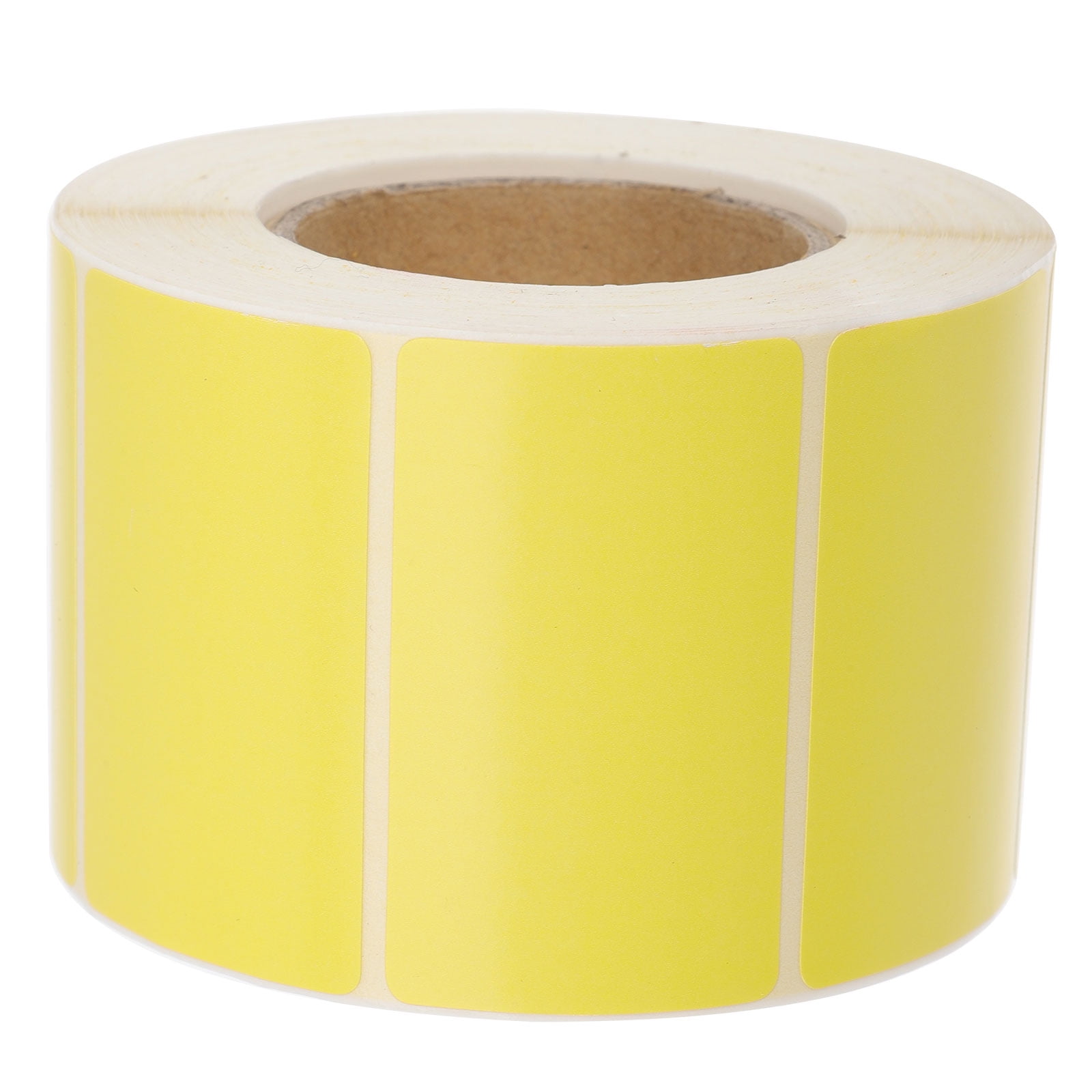 FELTECHELECTR 800 Stickers Yellow Rectangular Self Adhesive Label for ...