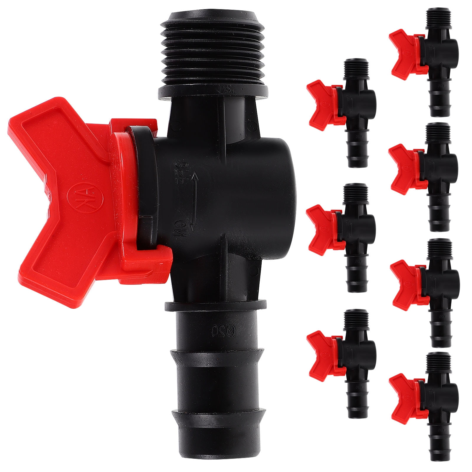 FELTECHELECTR 8Pcs Pool Water Valves Irrigation System Valves Plastic ...