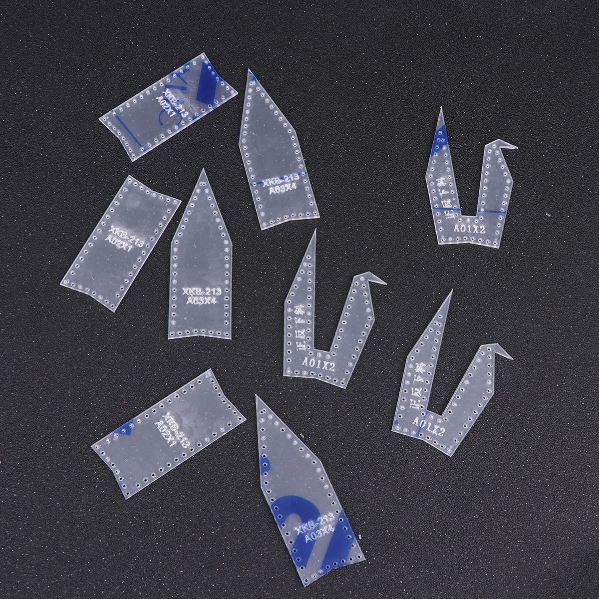 FELTECHELECTR Acrylic Paper Crane Template 3Pcs International Standard ...